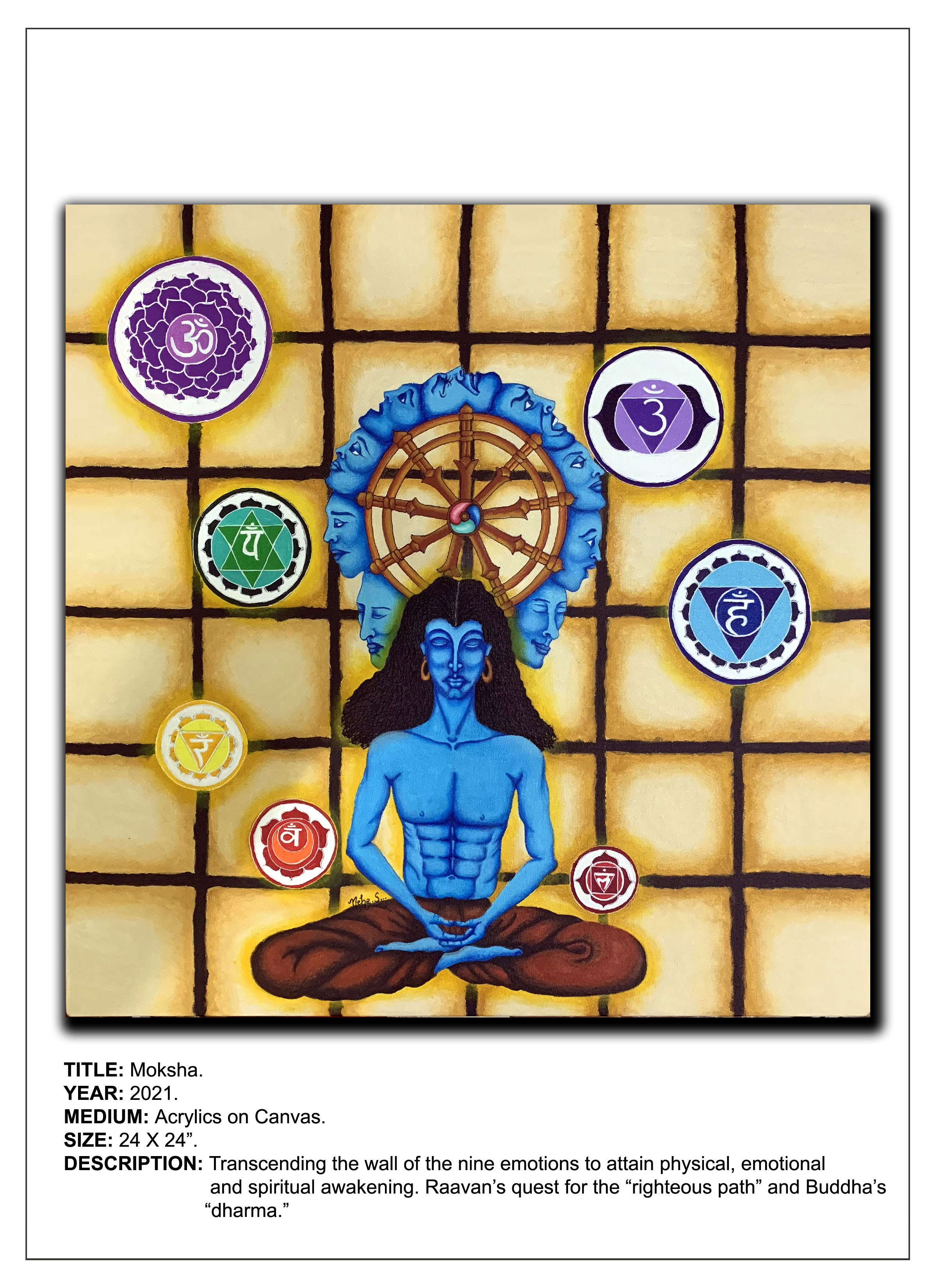 Moksha Symbol Karma, Dharma, Moksha